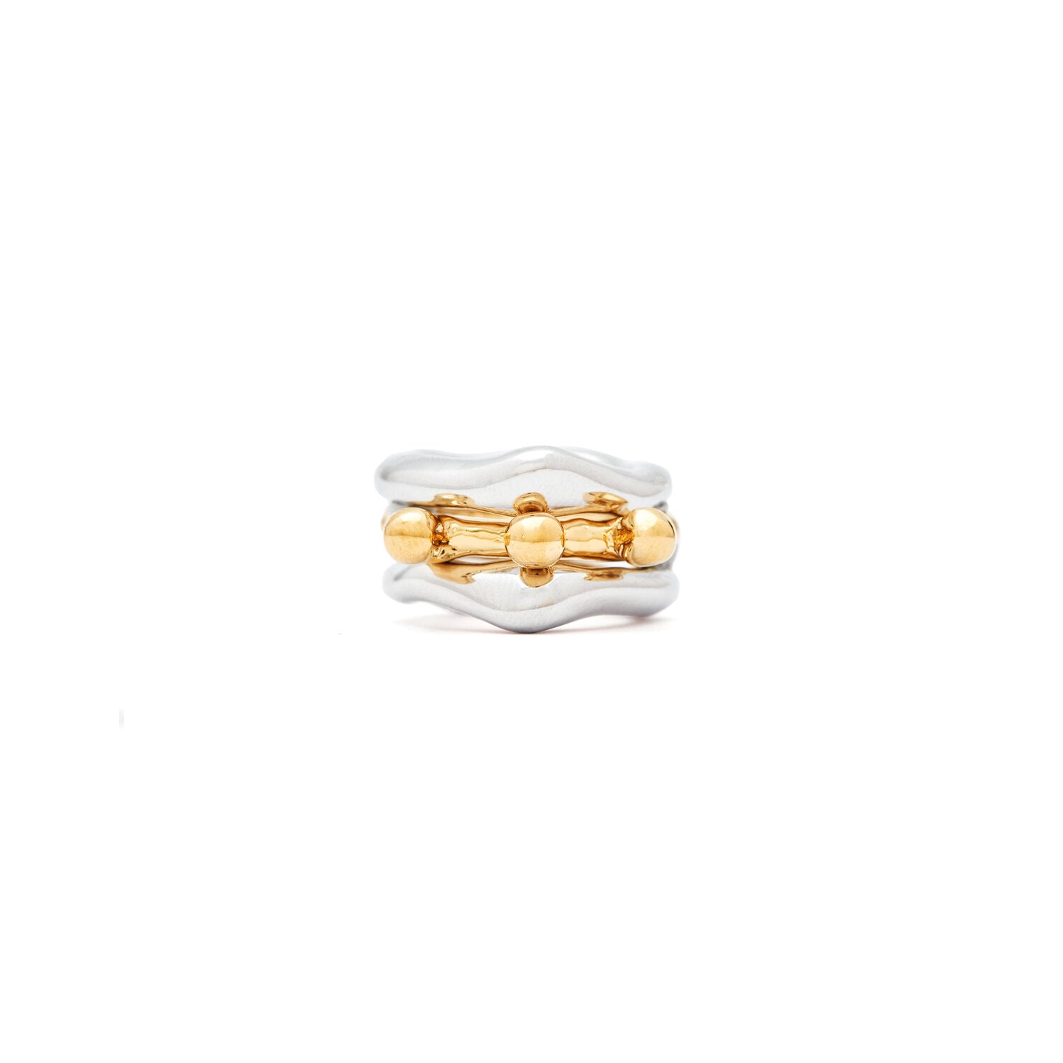 THREE-LAYER STACK RINGS – VANN