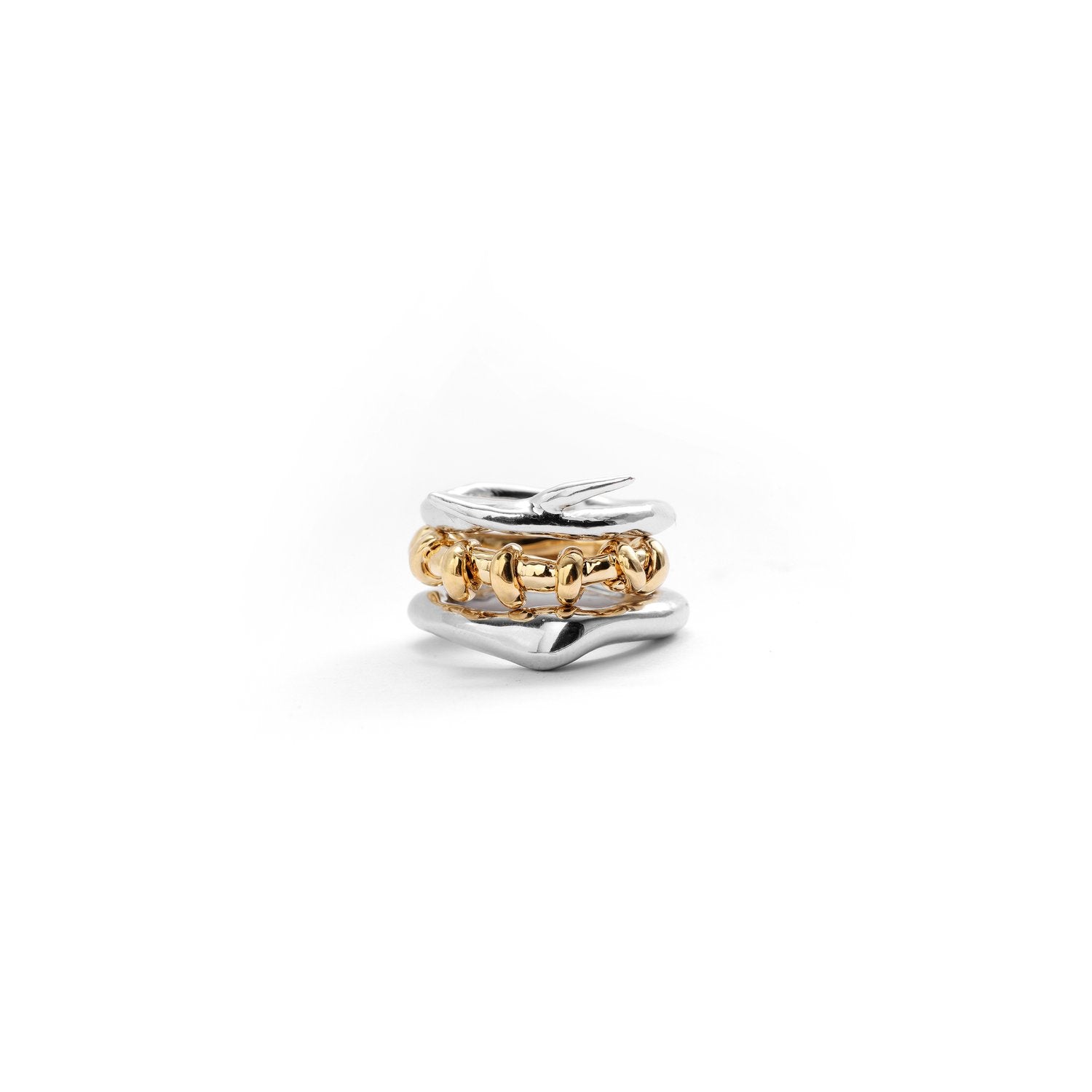 NEW THREE-LAYER STACK RINGS – VANN